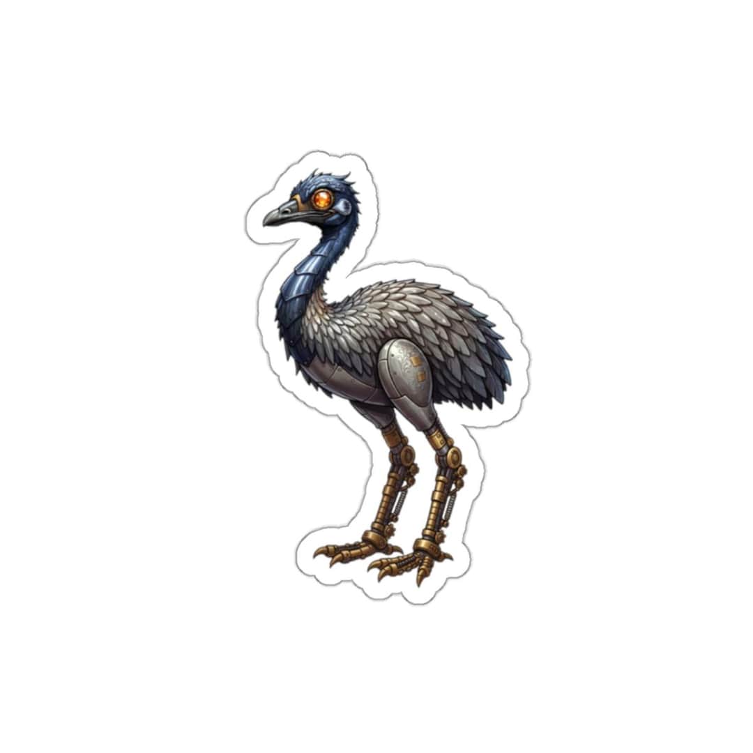 Steampunk Emu 01 - Sticker - Etsy