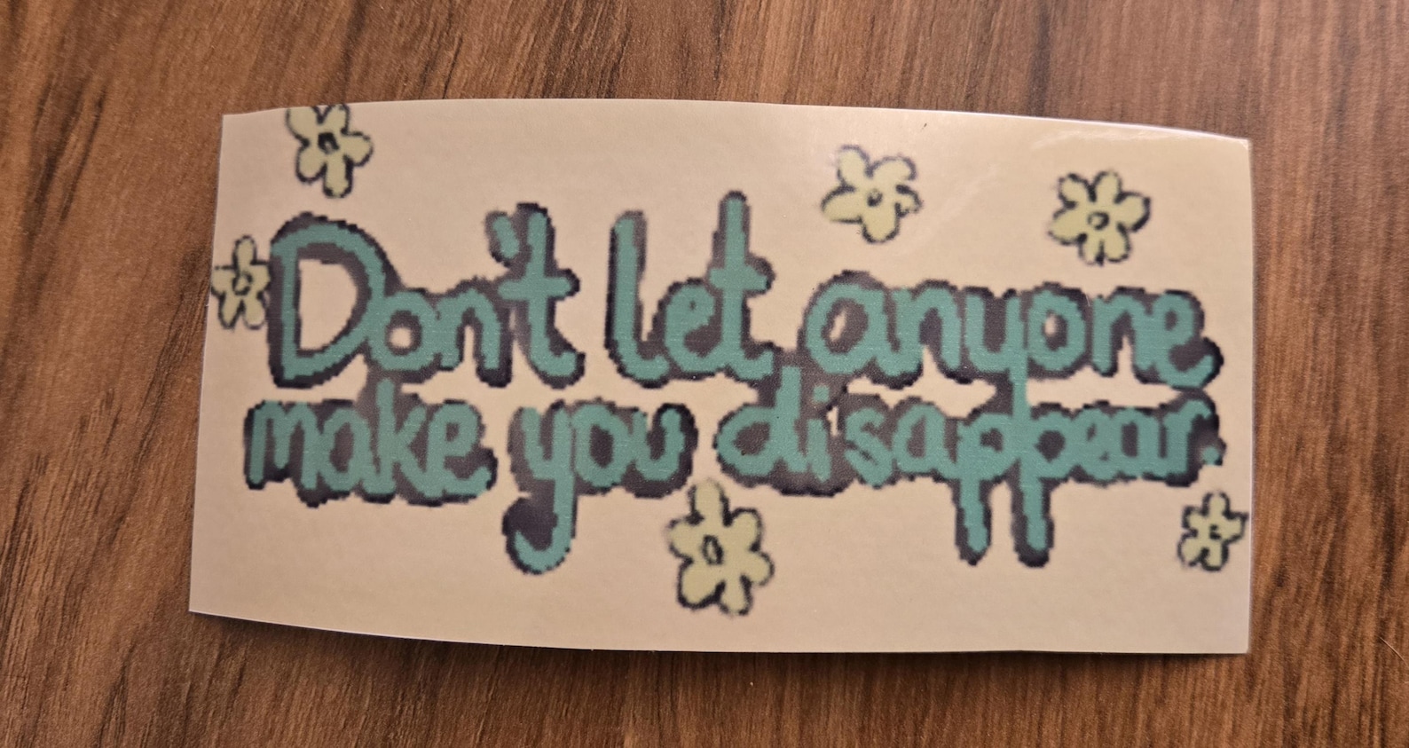 Heartstopper Don't Let Anyone Make You Disappear Sticker - Etsy