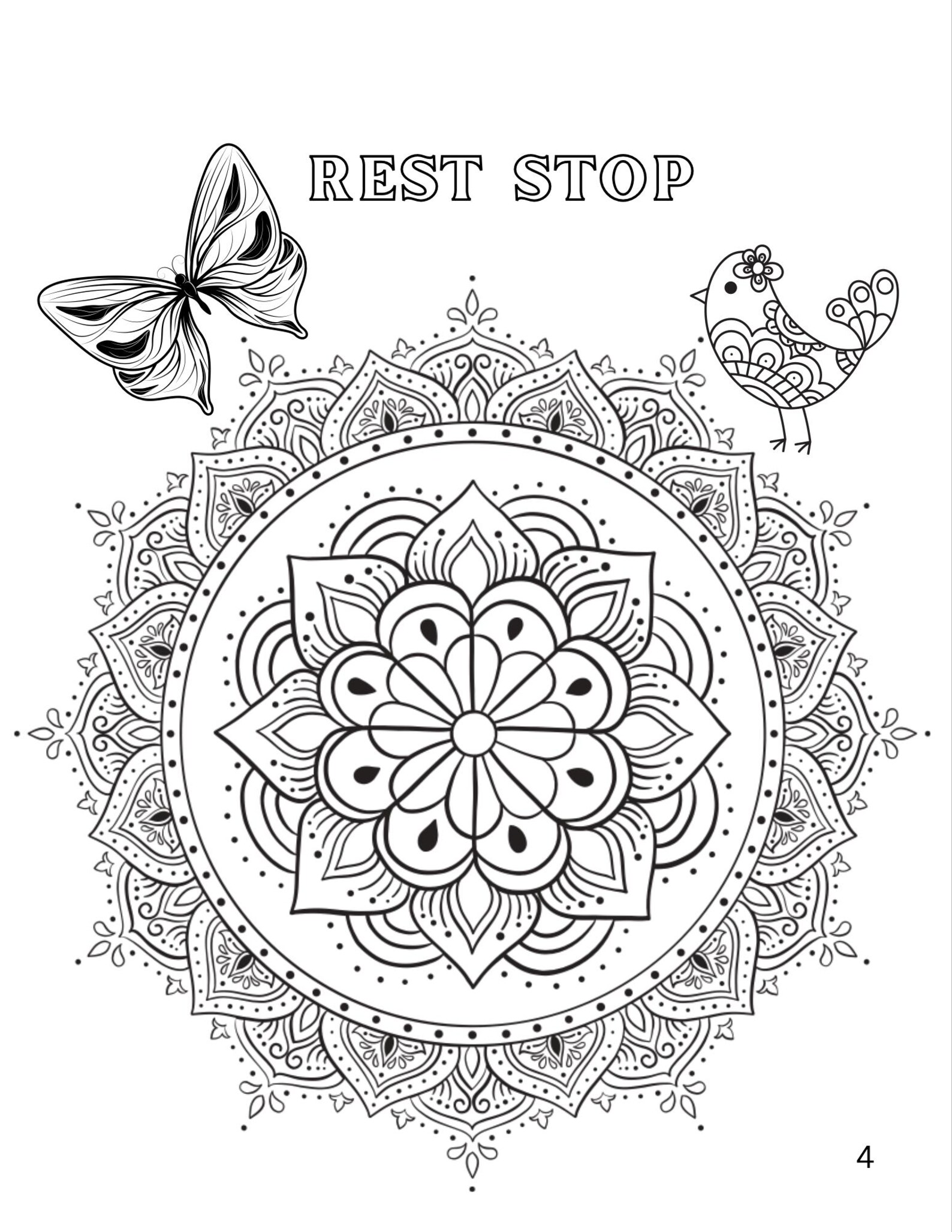 Adult Motivational Coloring Pages | Calm Focus & Discipline | Printable ...