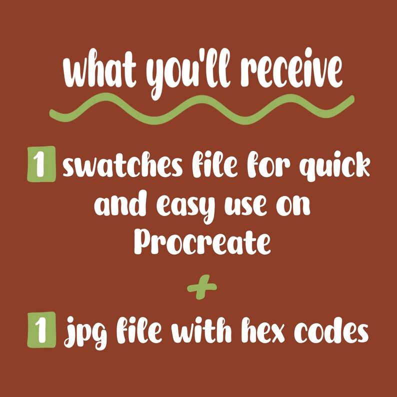 Procreate Color Palette, ENGLISH IVY, Earthy Colors, Instant Digital ...