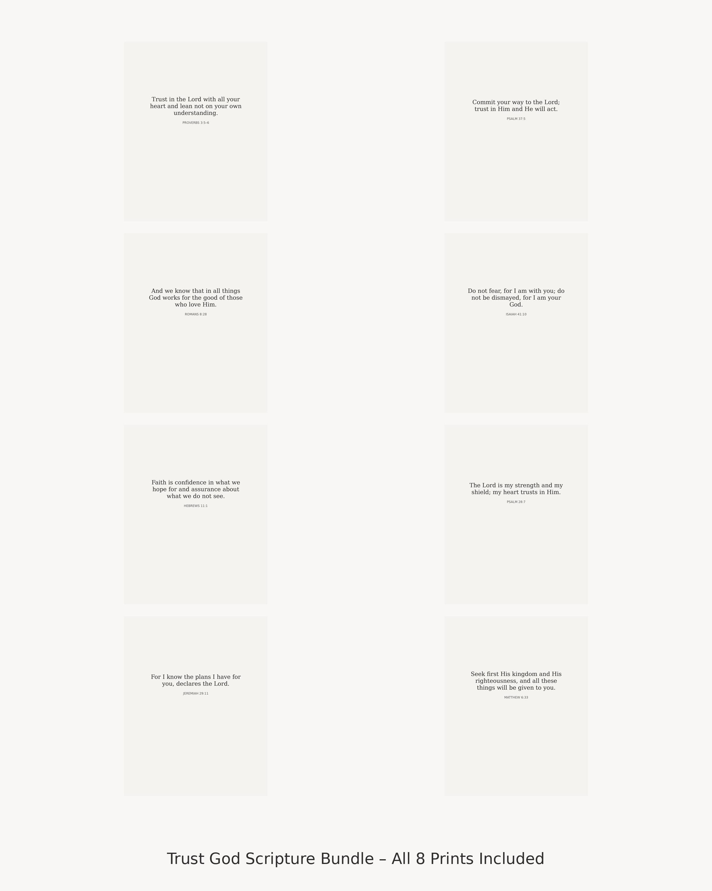 Christian Wall Art Set | Minimal Scripture Prints | Modern Faith Home ...