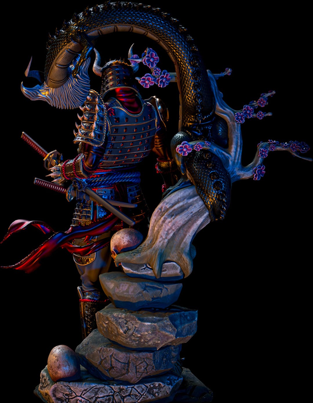 Samurai Spawn STL | 3D Print File - Etsy