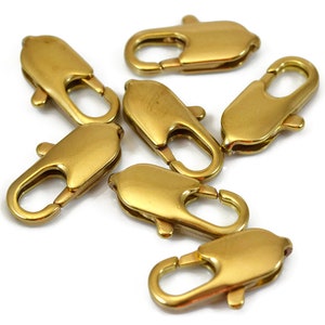 Extra Large Flat Lobster Claw Clasp 25x9.5mm Flat Parrot - Etsy