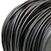 2mm Natural Black Leather Cord Round, Matte Finish, Vegetable Tanned ...