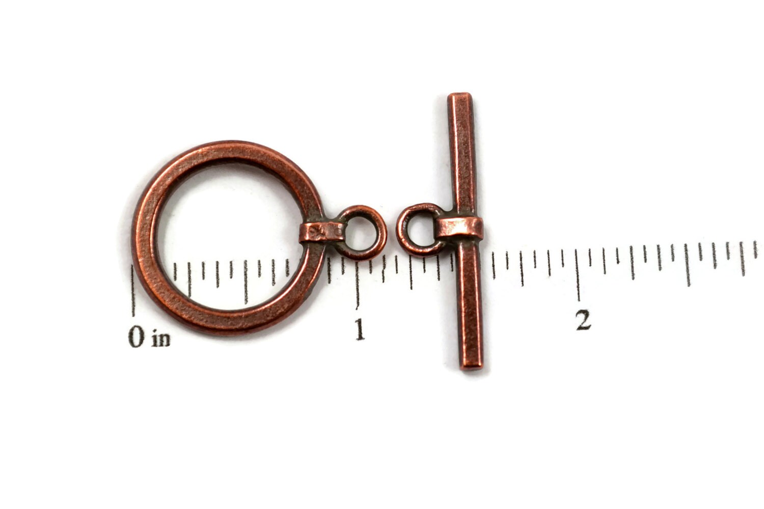 Large Toggle Clasp Bronze Rustic Simple Clasp Mykonos - Etsy