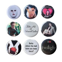 Twilight, Team Jacob, 1.5" Pinback Button, Taylor Lautner - Etsy