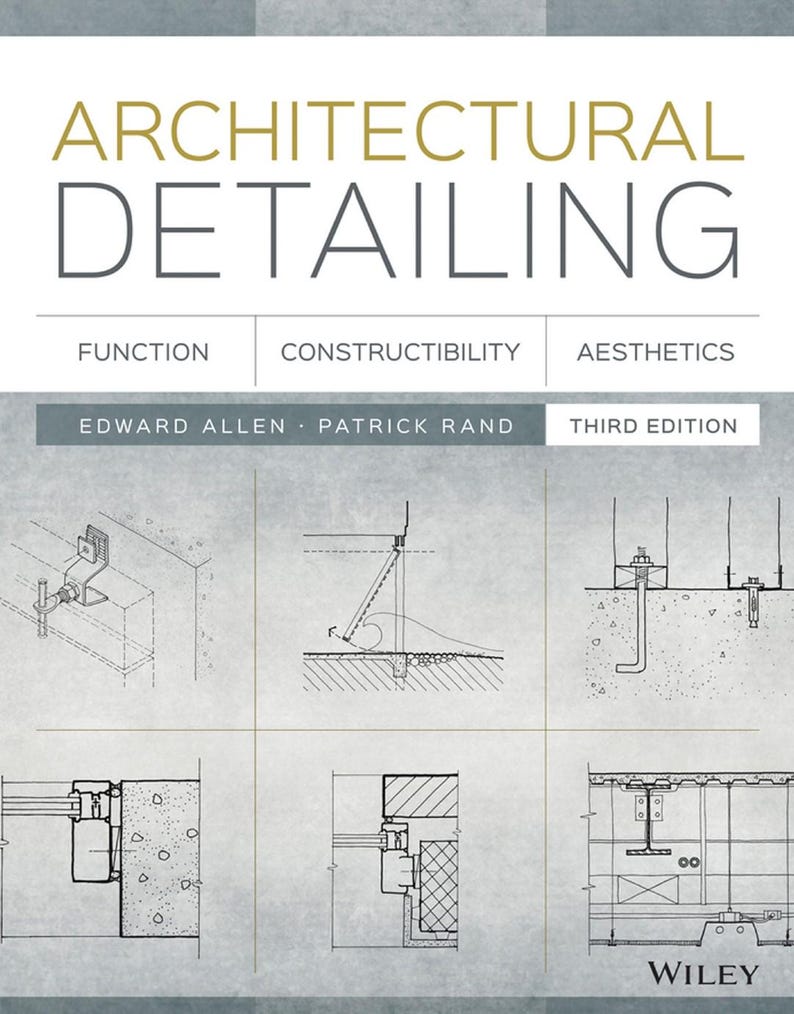 Textbook PDF | Architectural Detailing: Function, Constructibility ...