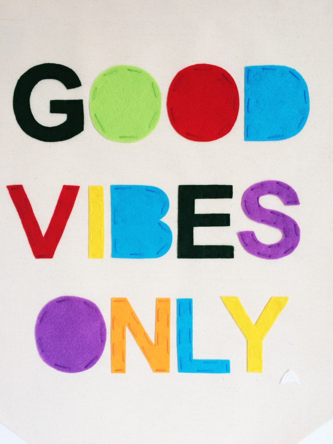 Good Vibes Only Banner Canvas Wall Banner 23 X 16in Wall - Etsy Australia