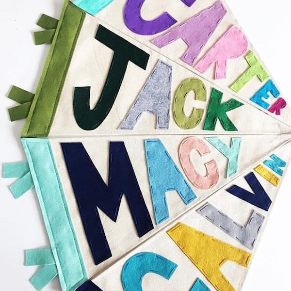 Kids Pennant Flag - Etsy