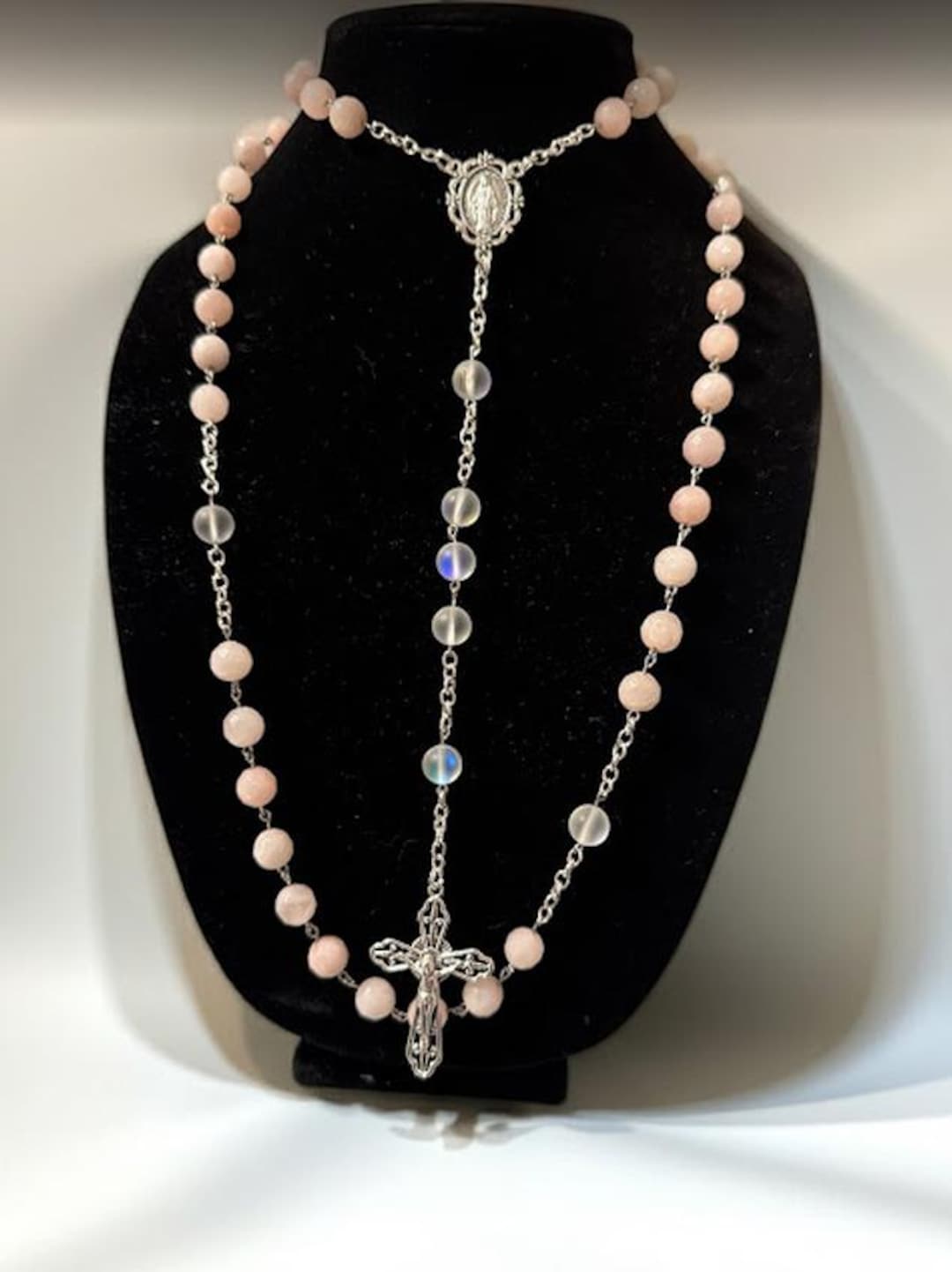 Handmade Catholic Rosary – Beaded Prayer Beads, Religious Gift - Etsy