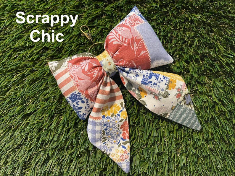 Handmade Puffy Bow Keychain | Preppy Bag Charm - Etsy