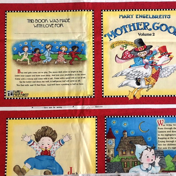 Mother Goose Fabric - Etsy