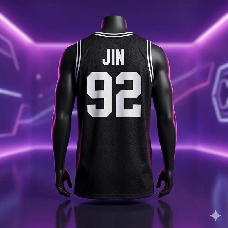 BTS Jersey Custom Name Number, Personalized Bangtan Concert Shirt, Kpop ...