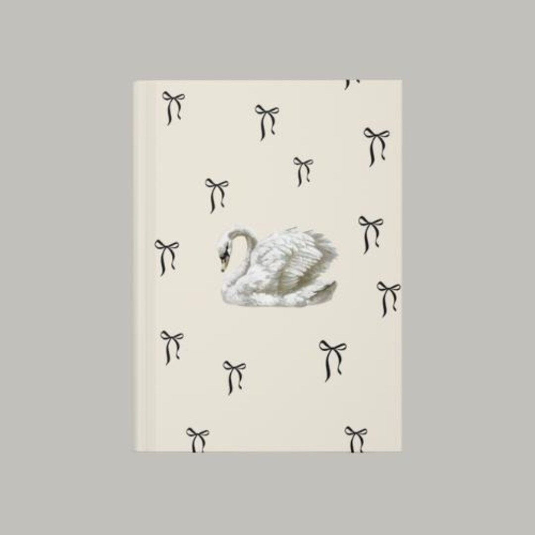 Swan Hardcover Notebook - Etsy