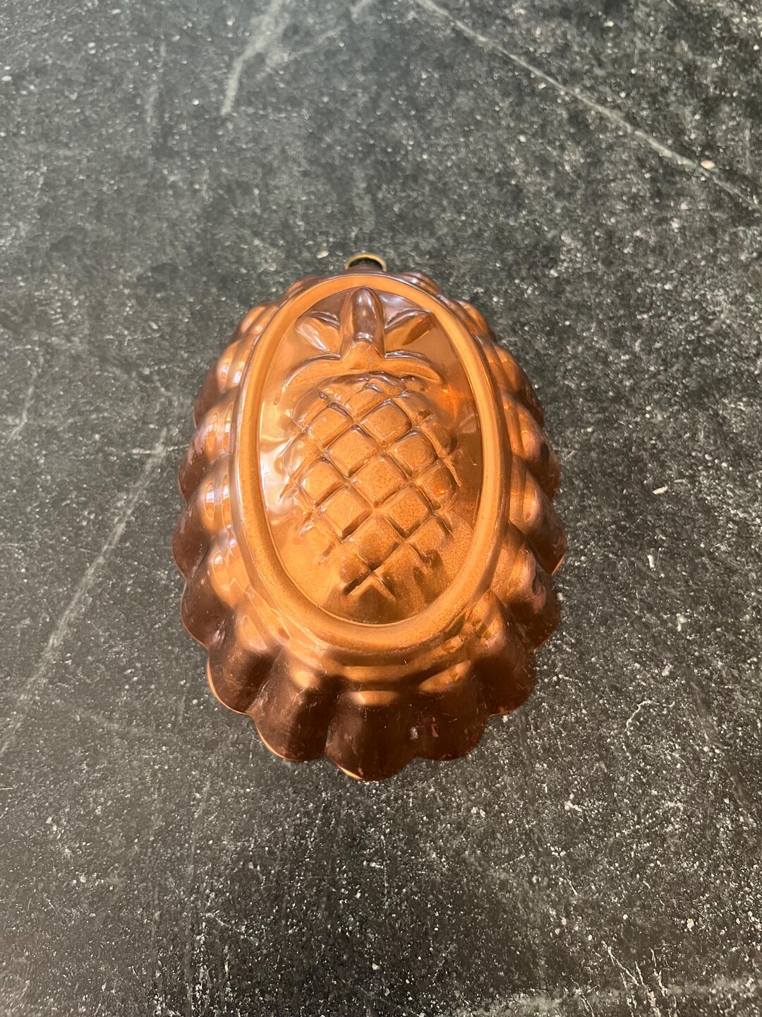 Vintage Copper Pineapple Mold | Wall Hanging Kitchen Decor | Rustic ...