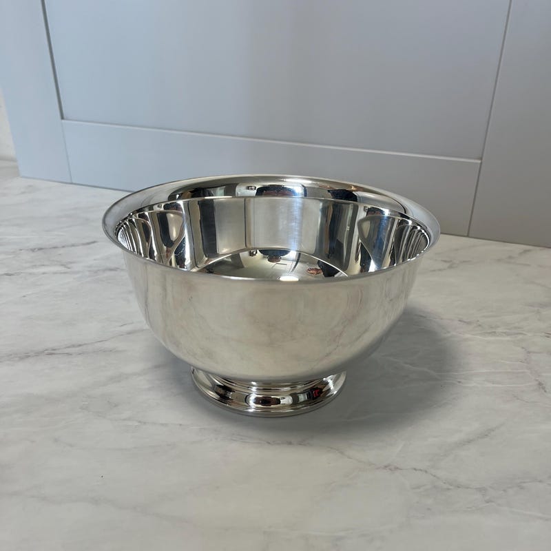 Small Footed Silver Bowl - Etsy