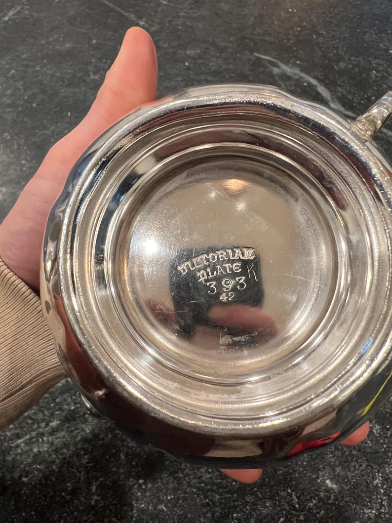 Bridgerton-inspired Vintage Silverplate Tea Set | Victorian Plate 393 ...