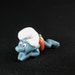 Vintage Swimmer Smurf Figurine - Red Inner Tube - Etsy