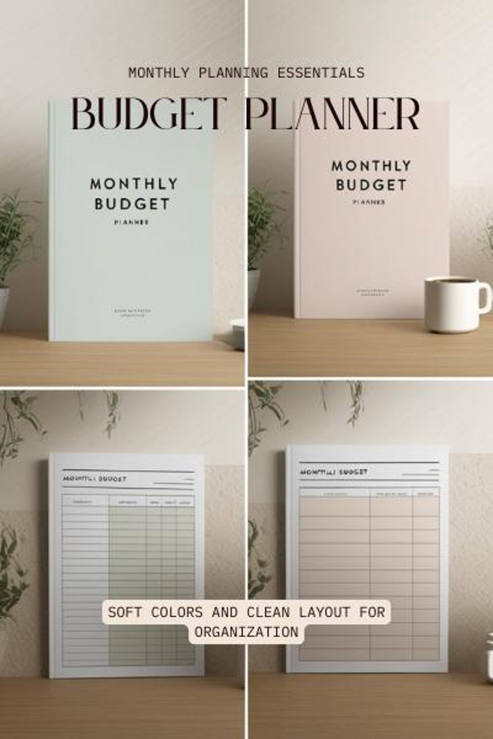 Editable Monthly Budget Planner | Income, Expense & Savings Tracker ...