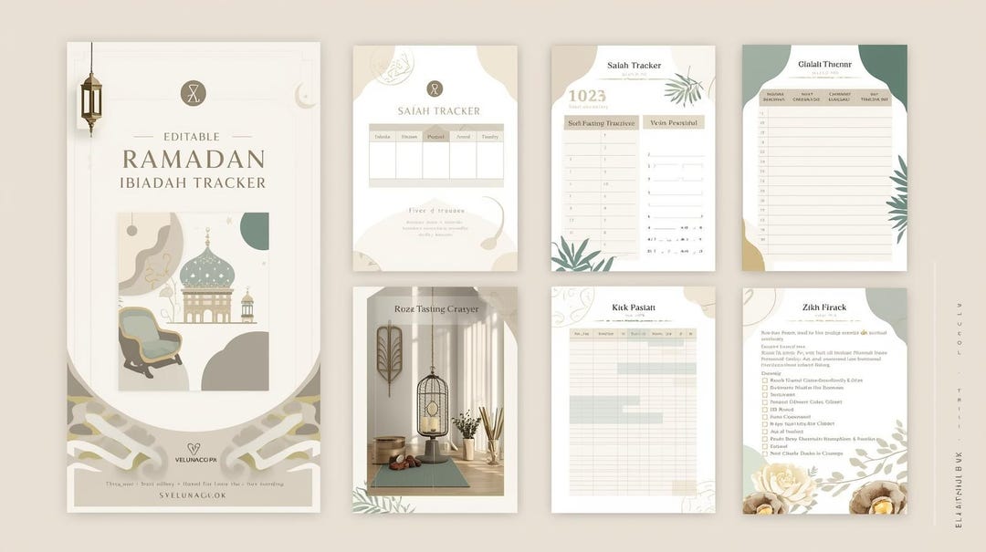 Ramadan Printable Planner | Daily Worship & Reflection Guide - Etsy