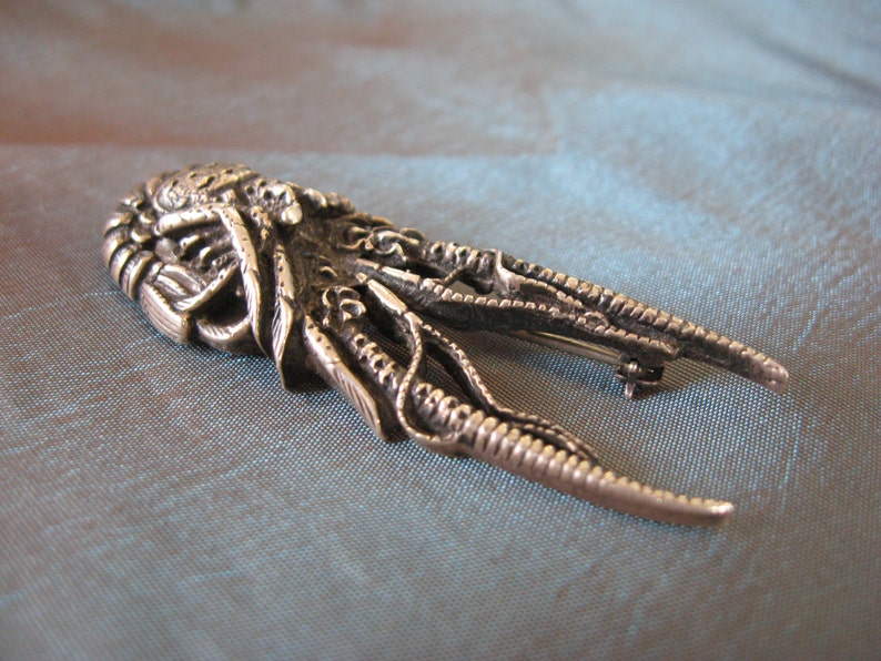 Sterling Silver Lobster Menuki Pin - Etsy