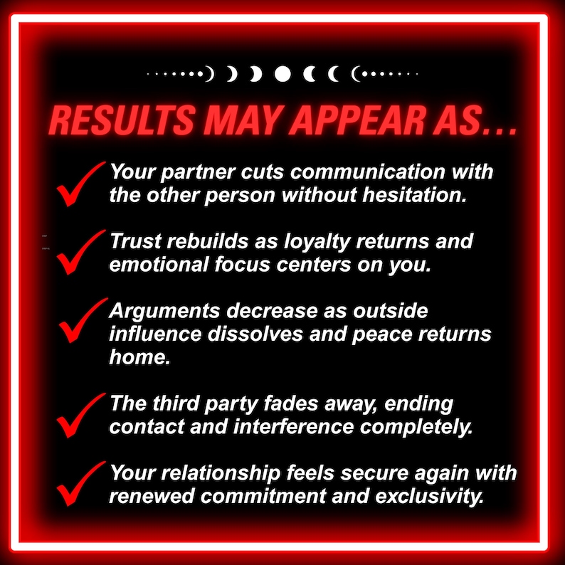 Third Party Removal Spell, Relationship Loyalty, End Affair (same Day ...