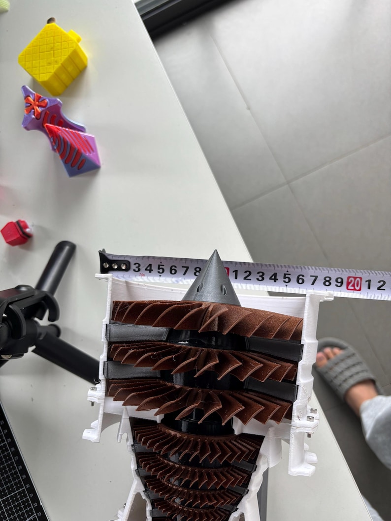 3D Printed Turbofan Engine Model – Aviation Decor Display (33 X 11 X 14 ...
