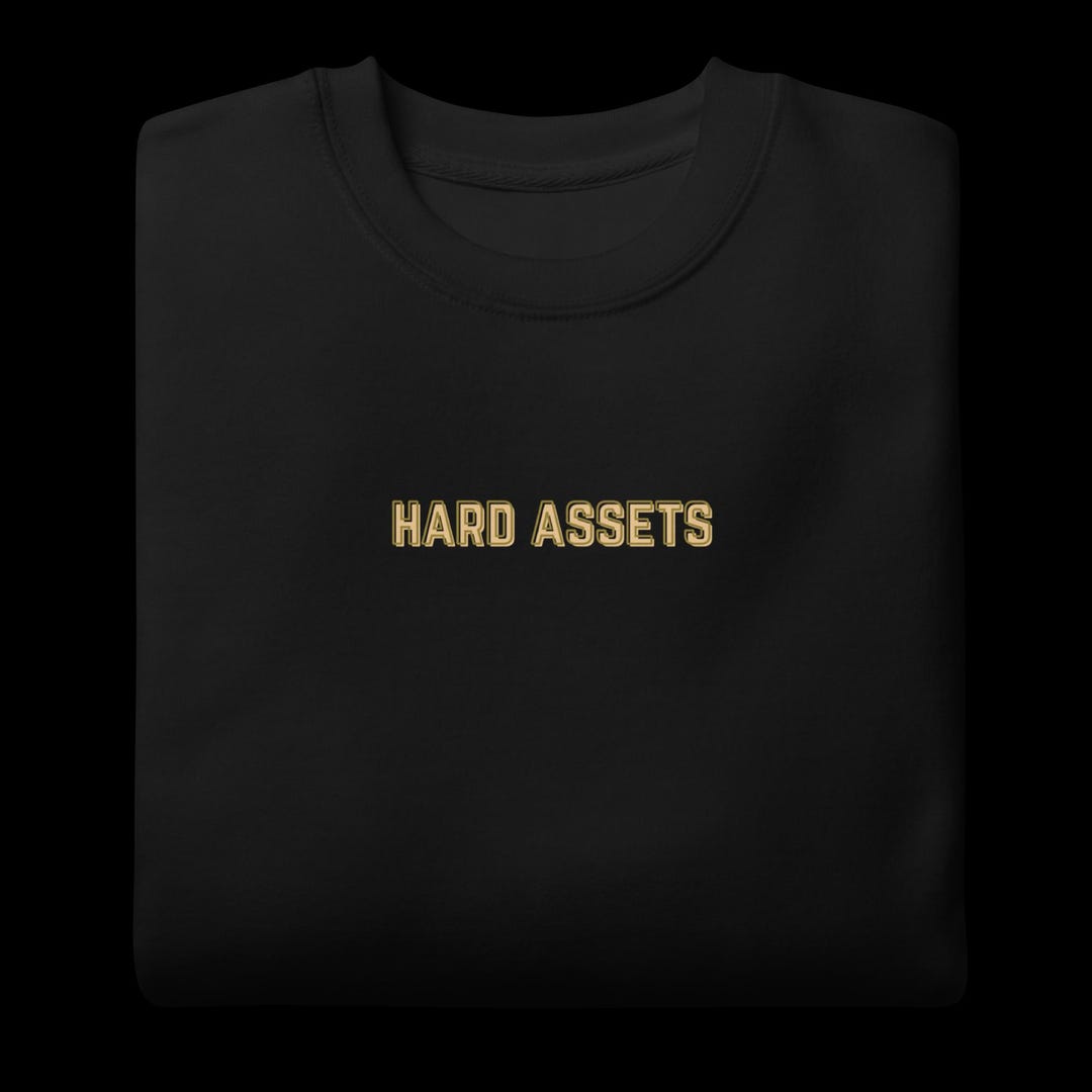 Hard Assets | Sweatshirt by Fin Rags | Trading & Finance Apparel - Etsy