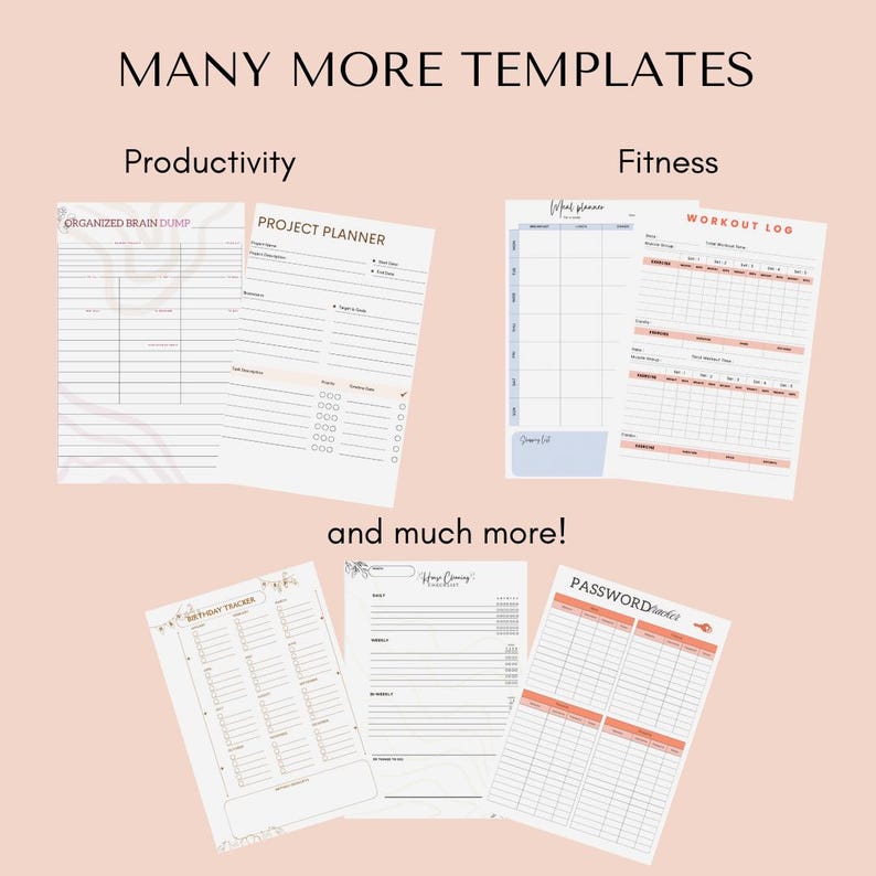 RED 2026 ADHD Planner Printable for Adults|digital ADHD Planner|all in ...