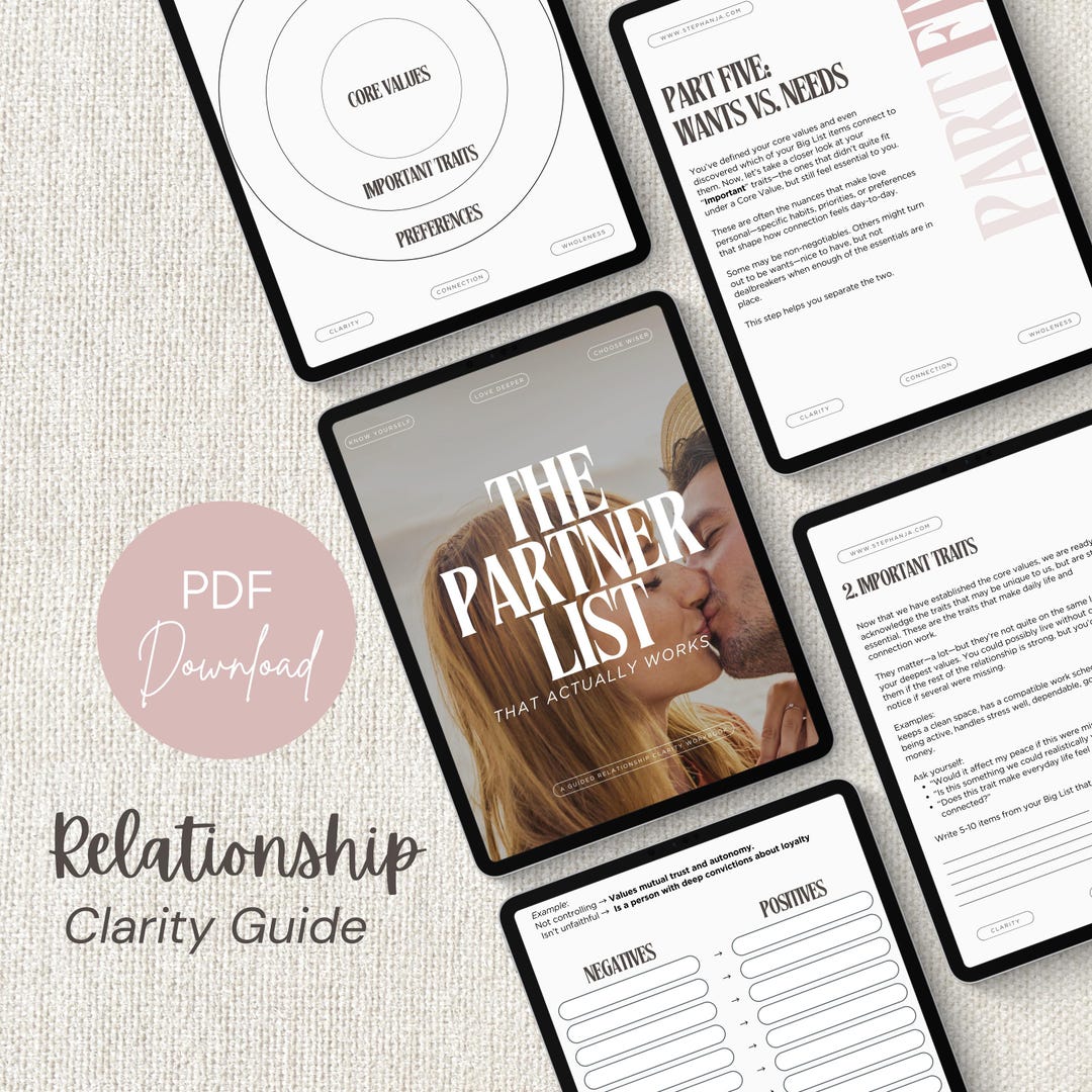 The Partner List {that Actually Works} - Dating Guide/guided ...