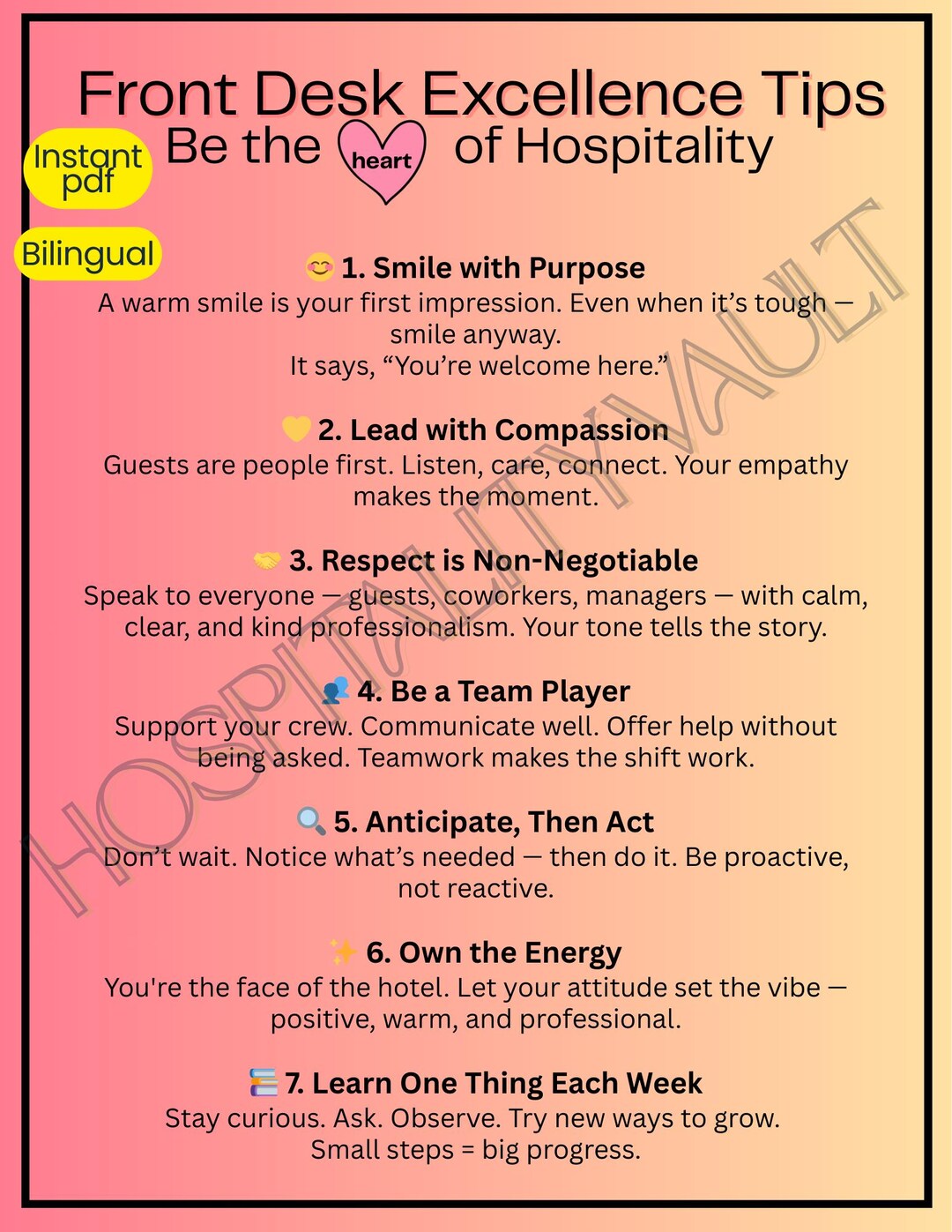 Bilingual Front Desk Excellence Tips | Hotel Reception Training | Guest ...