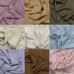 Wrinkle Ruffle Texture Fabric Diy Summer Draping Lady Dress Skirt Wide ...