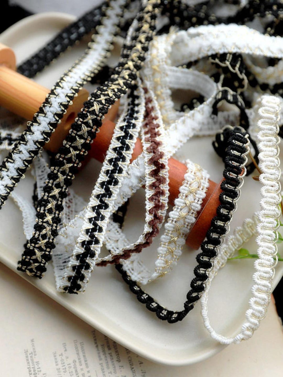 10 Meters 1-1.2cm Wide Weaving Gold Wire Braid Webbing Lace Strap ...