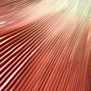 Gradient Soft Flowing Light Pleated Sunset Orange Red Accordion Fabric ...