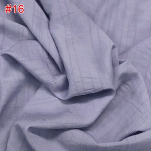 Wrinkle Ruffle Texture Fabric Diy Summer Draping Lady Dress Skirt Wide ...