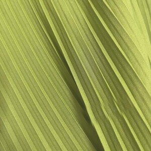 1.5 Meters Wide Green Ruffle Pleated Pearl Yarn Chiffon Fabric ...