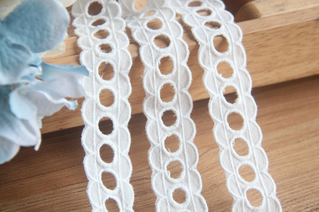 15 Yard 2.5cm 0.98 Inches Wide Ivory Cotton Craft Material - Etsy
