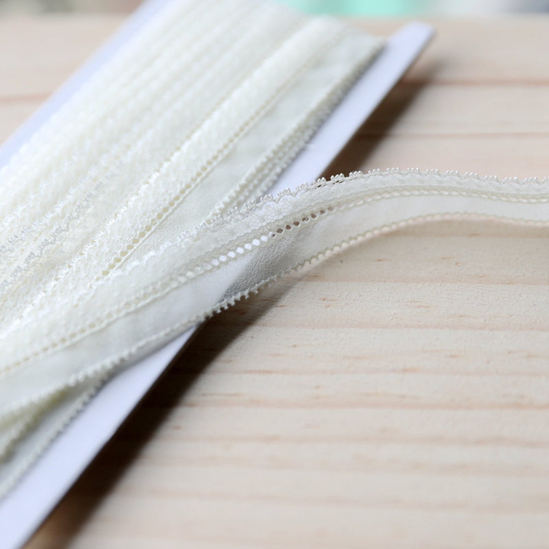 5 Meters 2-5cm Wide Beige Chiffon Garment Lingerie Underwear Dress ...