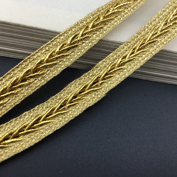 Gold Fabric Trim - Etsy