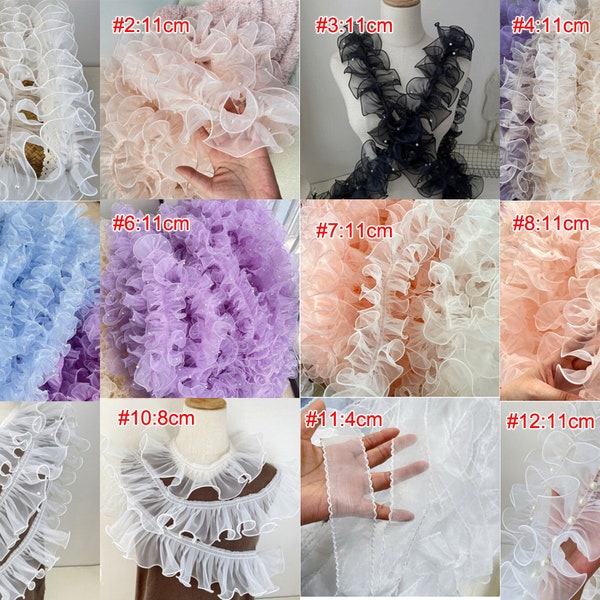 Organza Ruffle Trim - Etsy
