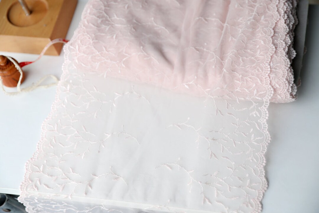 5 Meter 29cm 11.41 Inches Wide Pink Mesh Garment Lingerie Underwear ...