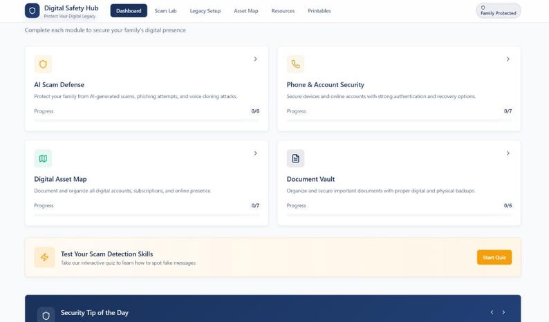 Digital Estate Planner 2026 | Family Safety Vault (PDF) - Etsy UK