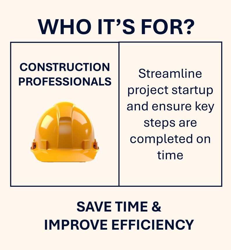 Construction Project Startup Toolkit — Checklists, Logs & Templates ...