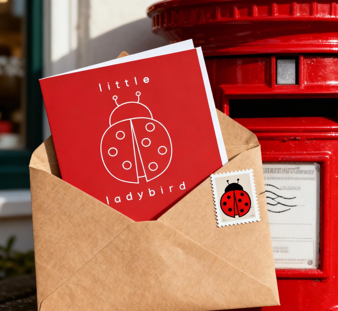 Ladybird Birthday Card, Nursery Illustration (instant Download - Etsy