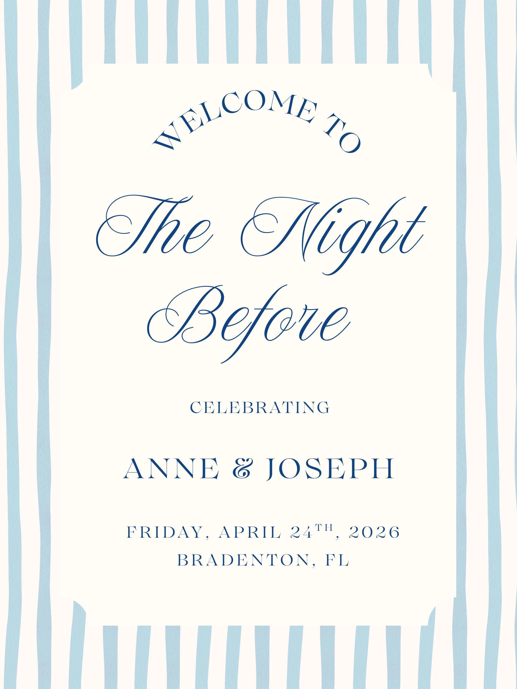 Beachy Wedding Welcome Sign | Customizable Template | Digital Download ...