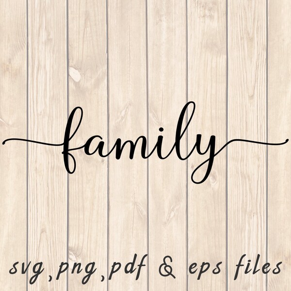 Family Svg - Etsy