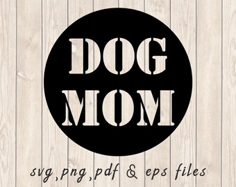 Round Cat Mom SVG PNG PDF Craft Cutting File - Etsy UK