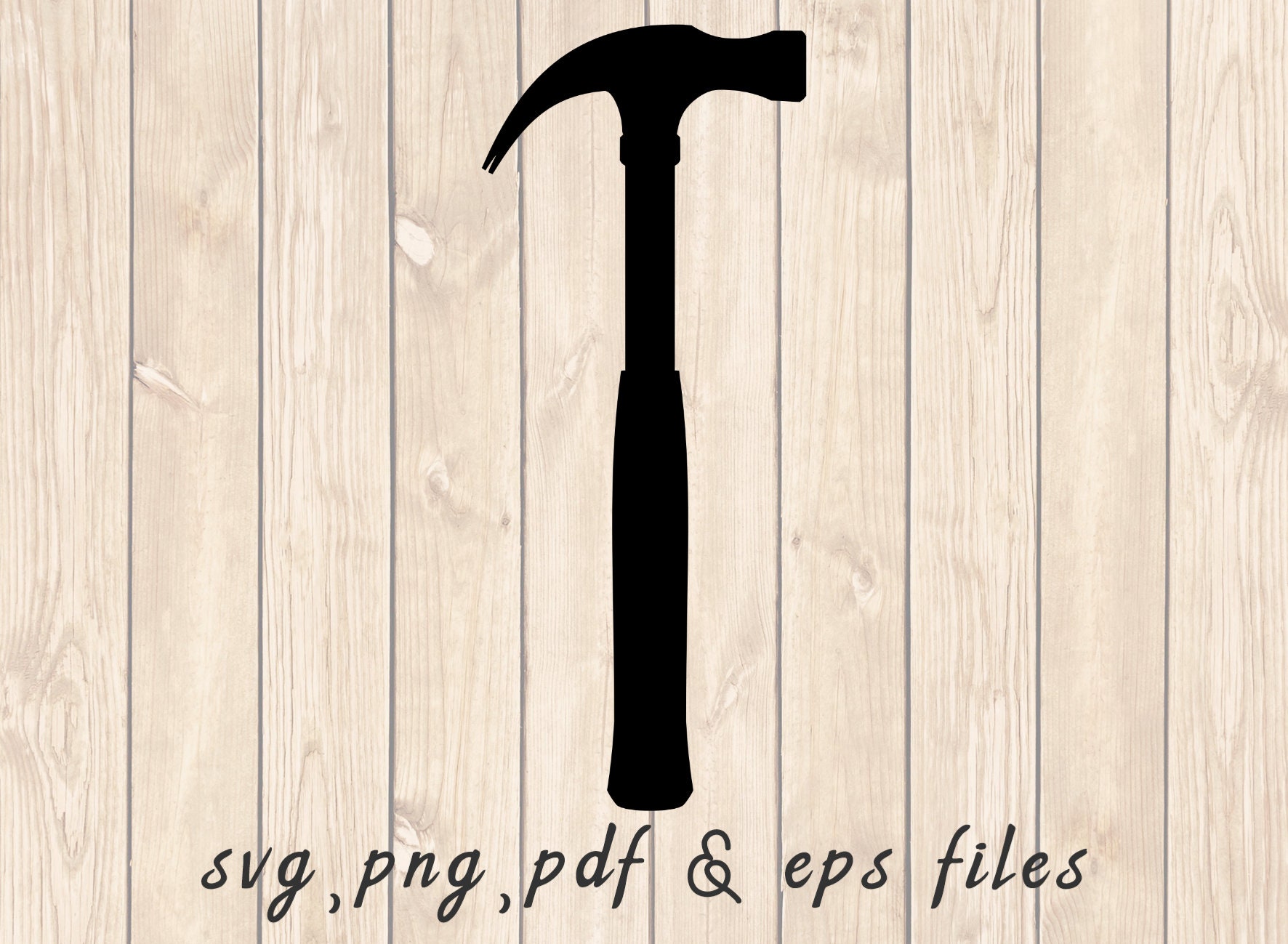 Claw Hammer SVG PNG PDF Craft Cutting File - Etsy
