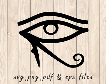 Eye of Horus Svg, Eye of Ra Svg, Egyptian God, Egyptian Symbol. Vector ...