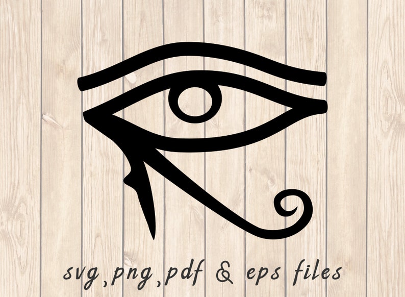Egyptian Eye of Horus SVG PNG PDF Craft Cutting File - Etsy